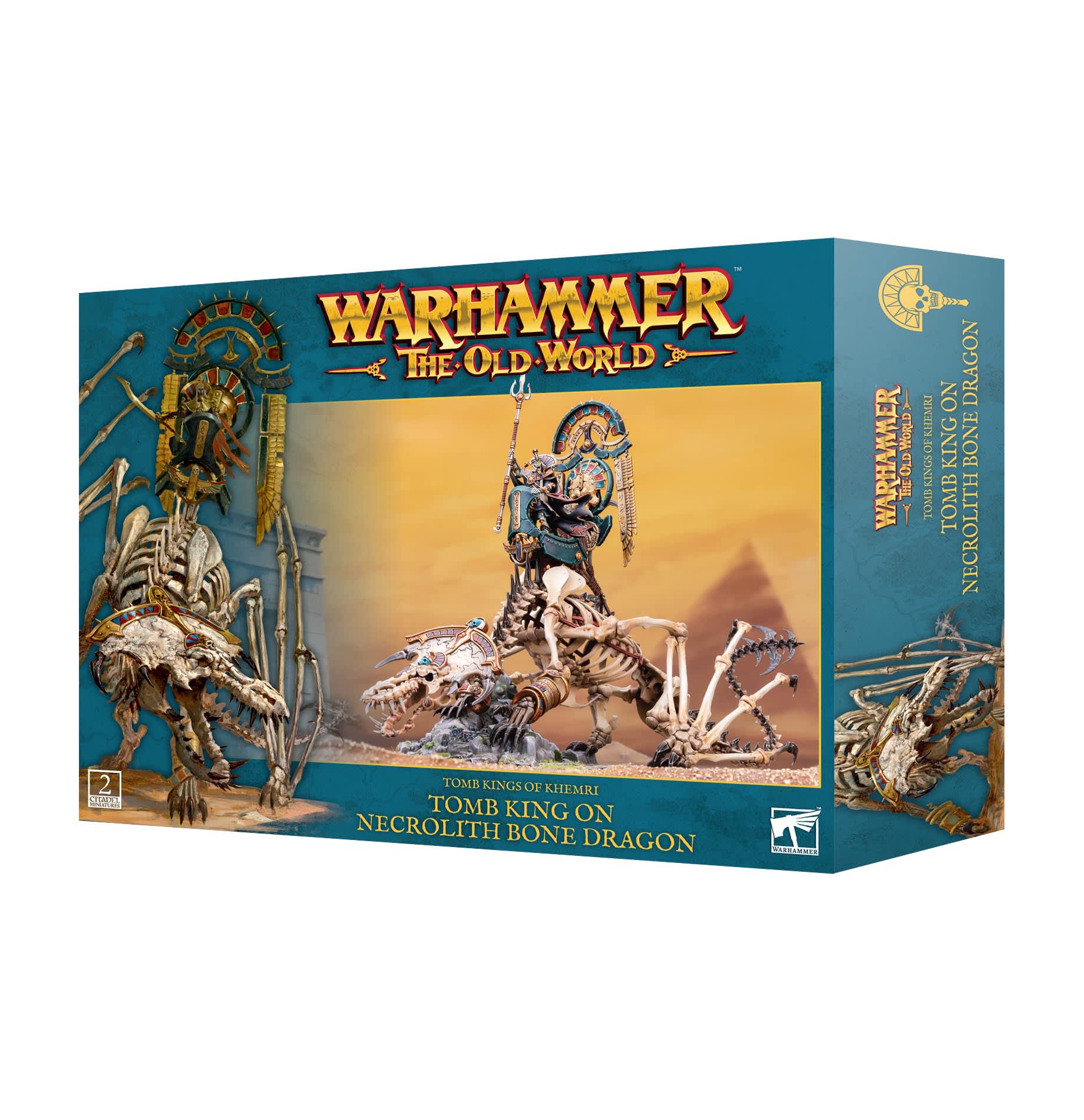 Warhammer Old World: Tomb Kings of Khemri: Tomb King on Necrolith Bone ...